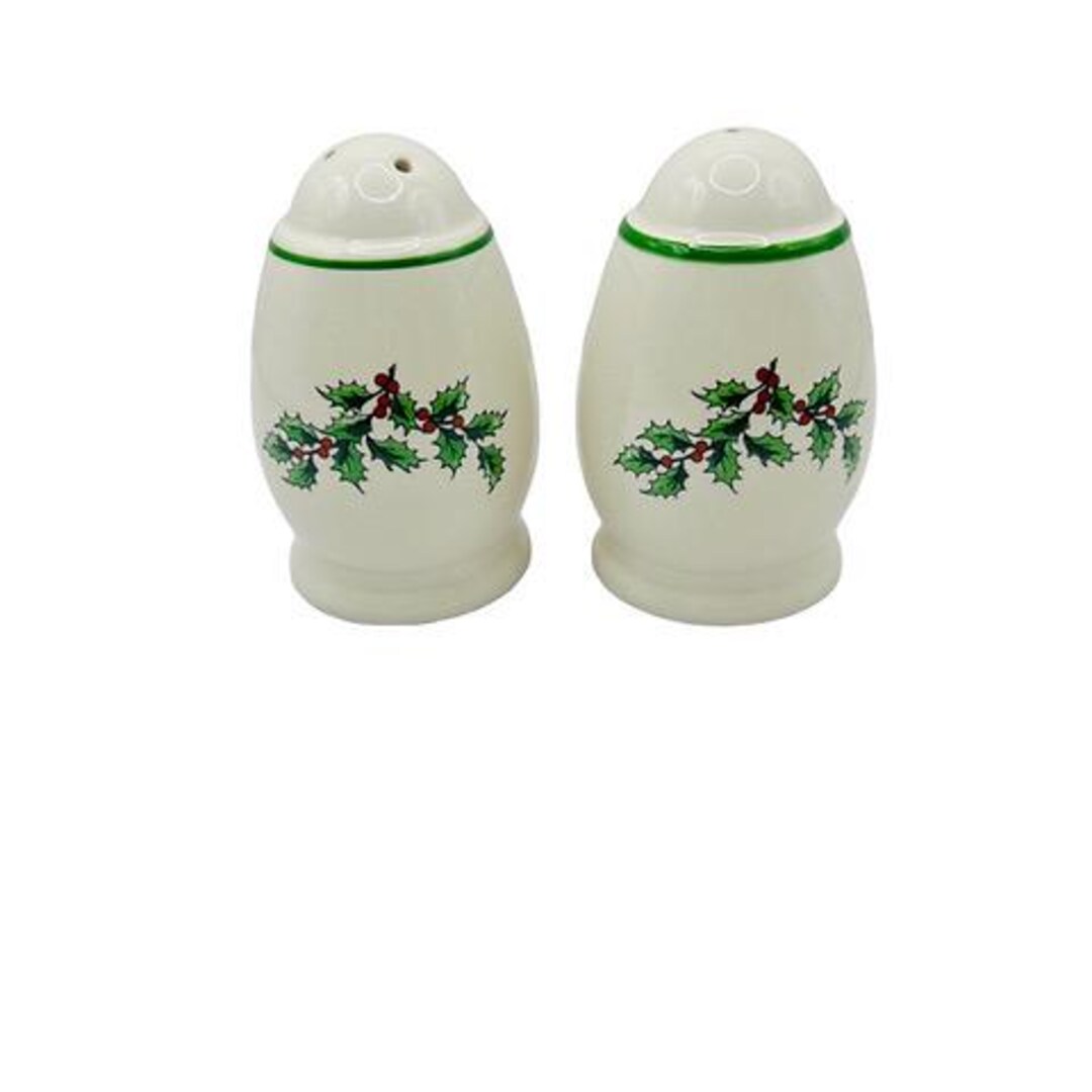 Vintage England Spode Christmas Tree Salt & Pepper Shakers - Etsy