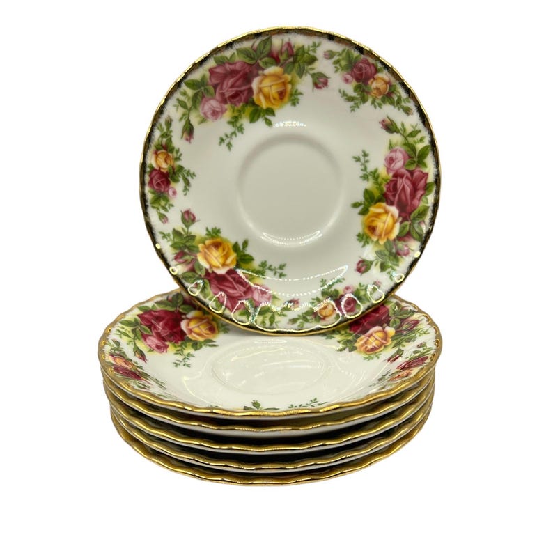 Royal Albert “old Country Rose”tea Set - Etsy