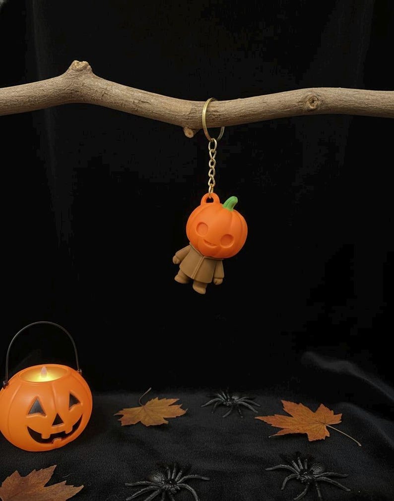 3D Printed Halloween Keychains - Etsy