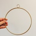 Circular Macramé Hoop | Wreath Frame | Circle Fiber Art Loom | Round ...