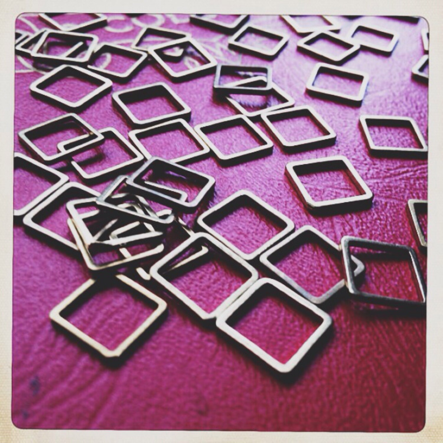 Small Brass Square Link | 10mm Square Brass Hoop Connectors | Select ...