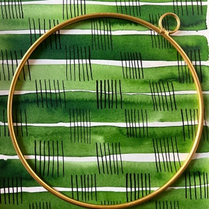 Circular Macramé Hoop | Wreath Frame | Circle Fiber Art Loom | Round ...