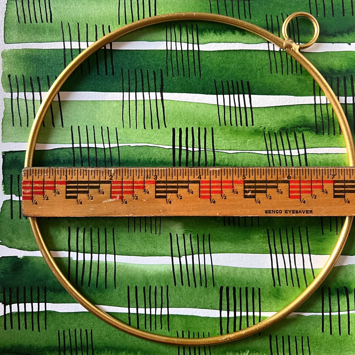 Circular Macramé Hoop | Wreath Frame | Circle Fiber Art Loom | Round ...