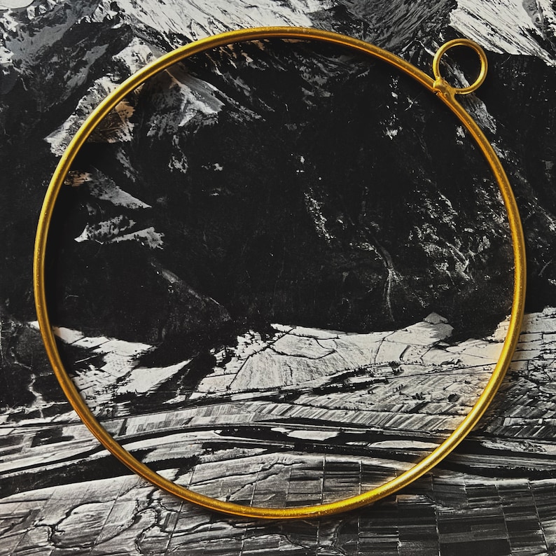 Circular Macramé Hoop | Wreath Frame | Circle Fiber Art Loom | Round ...