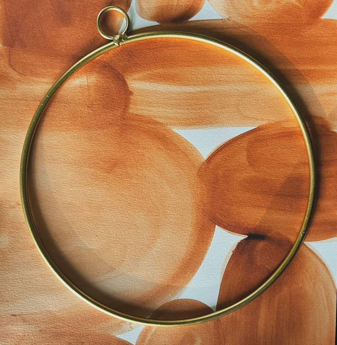 Circular Macramé Hoop | Wreath Frame | Circle Fiber Art Loom | Round ...
