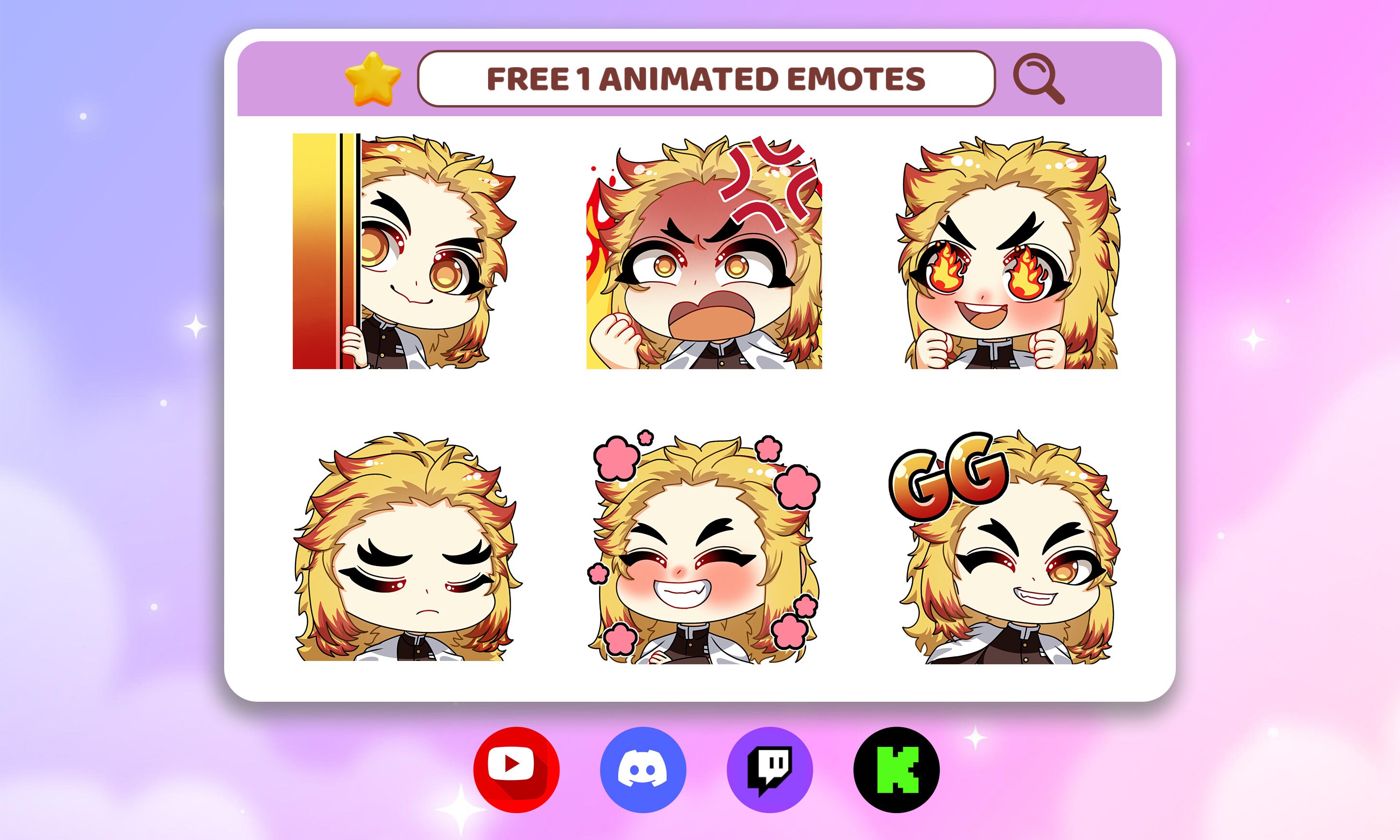 Custom Chibi Emotes or Animated Emotes Commission Twitch Emotes Discord ...