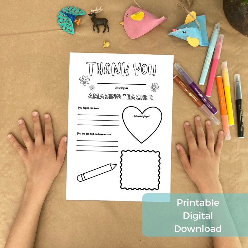 Teacher Appreciation Coloring Pages | Instant Digital Download ...