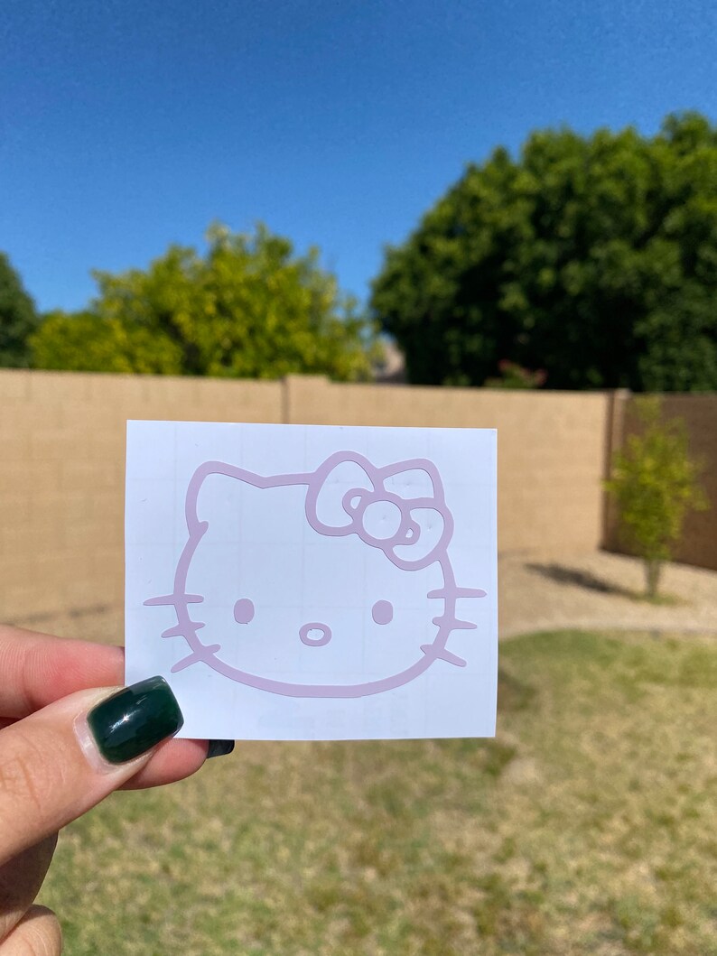 Hello Kitty Sticker, Vinyl Decal, Vinyl Stickers, Car Decals, Stickers ...