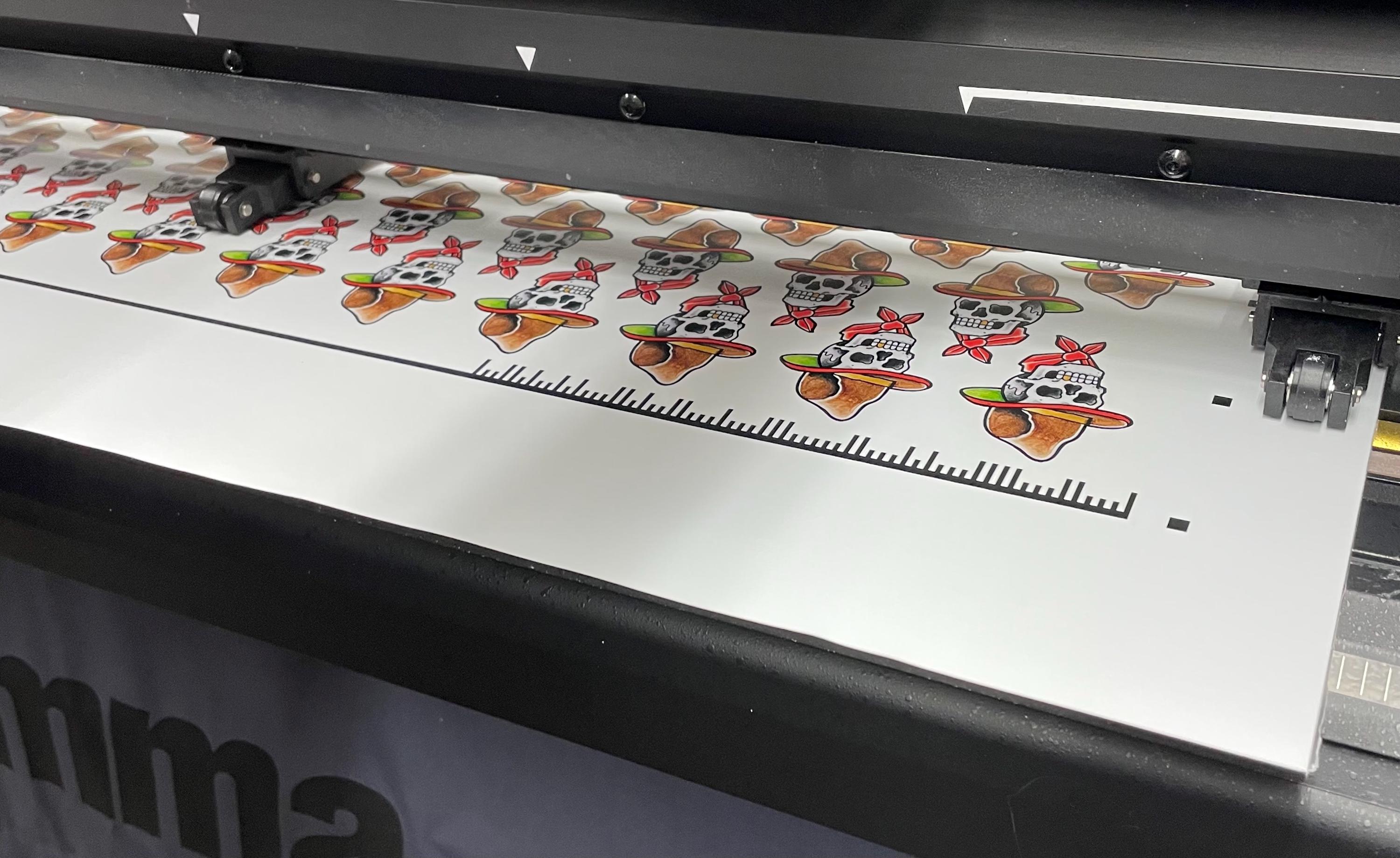 Skull Cowboy - Vinyl Art Sticker Decal for Your Laptop, Phone, Car ...