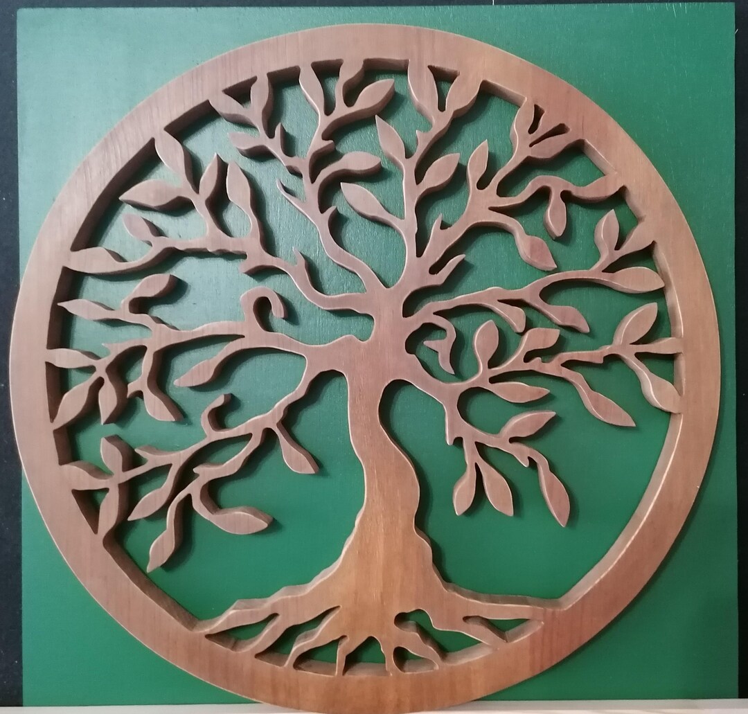Tree of Life, Solid Wood, Wall Art, Wall Decoration, Fretwork, Crafts ...