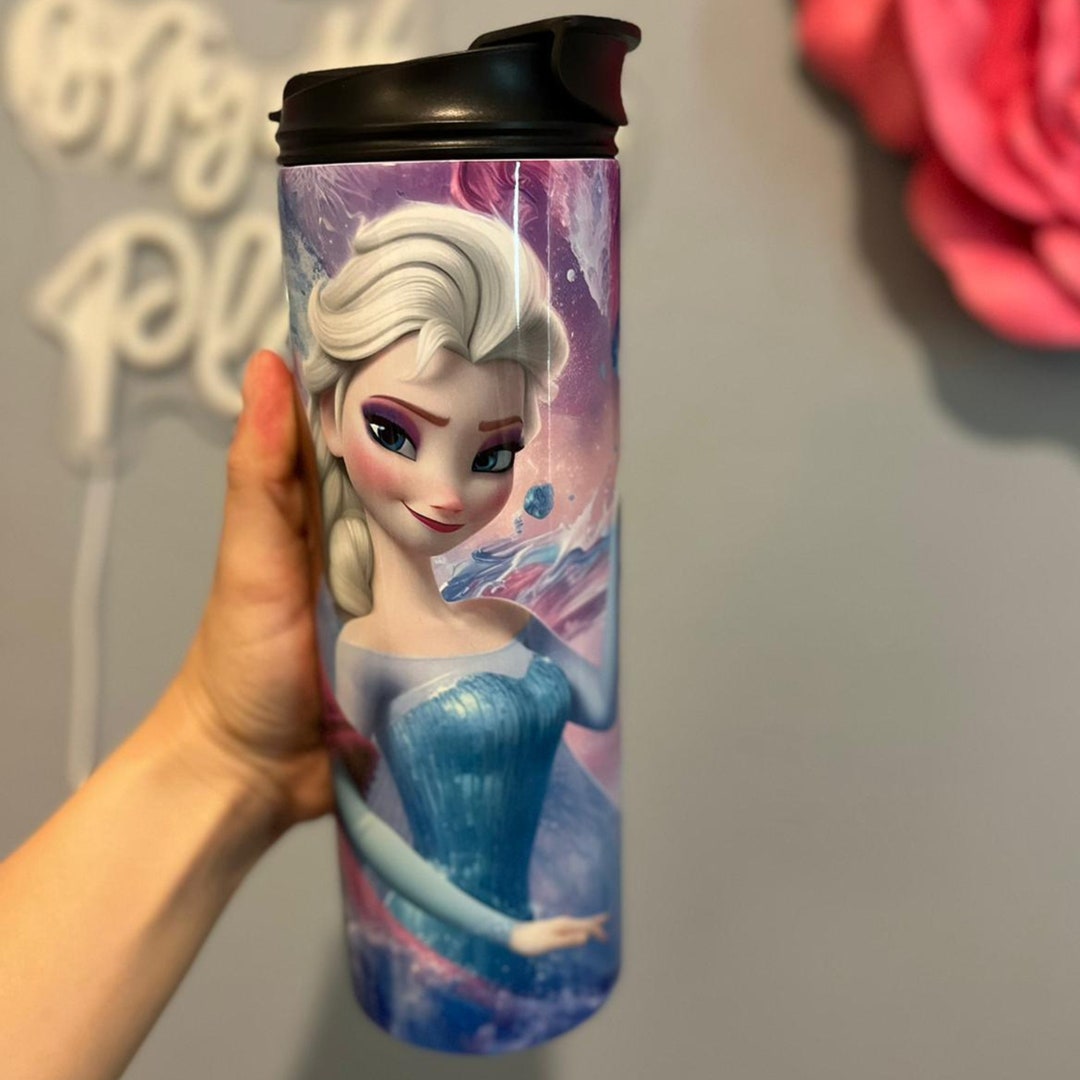 Elsa Tumbler, Custom Elsa Frozen Gift, Custom Frozen Gifts, Personalized Disney Princess Gift ...