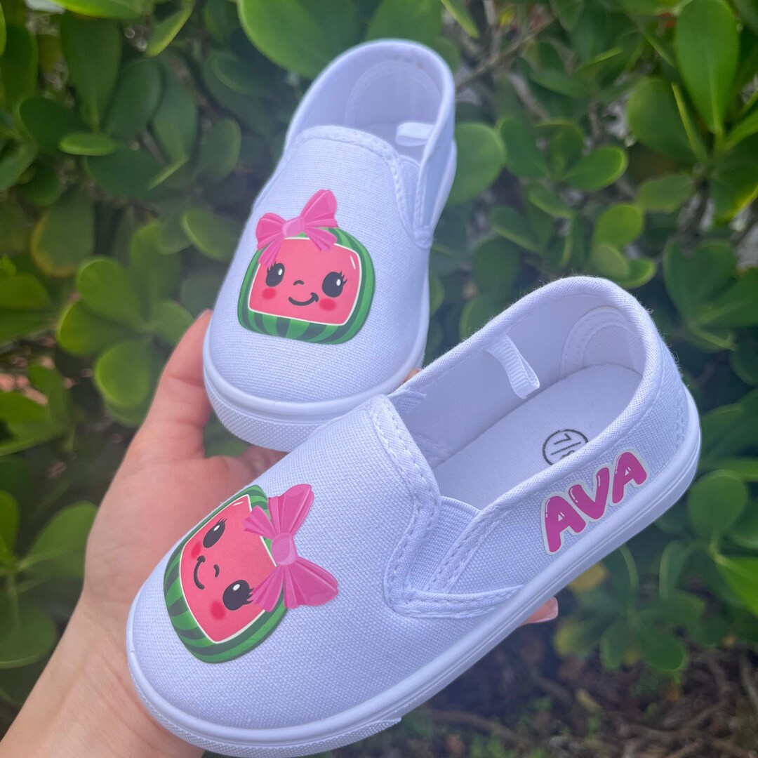 Custom Watermelon Shoes, Personalized Watermelon Sneakers, Cute Gift ...