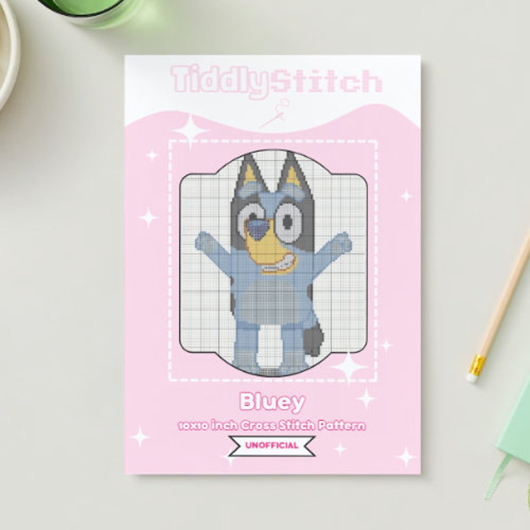 Easy Bluey Cross Stitch Pattern Instant PDF Download - Etsy