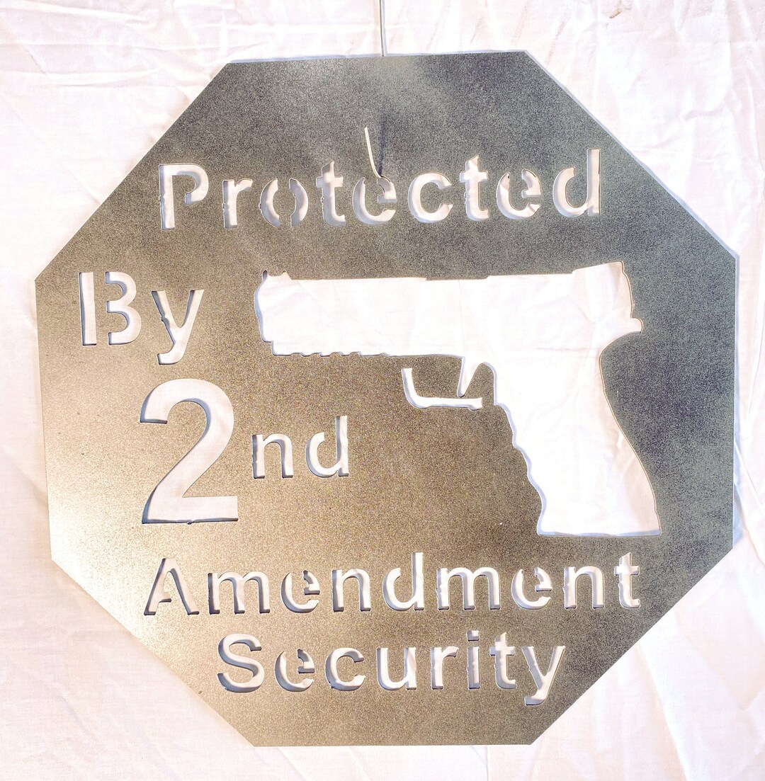 2nd Amendment Protection Sign - Etsy