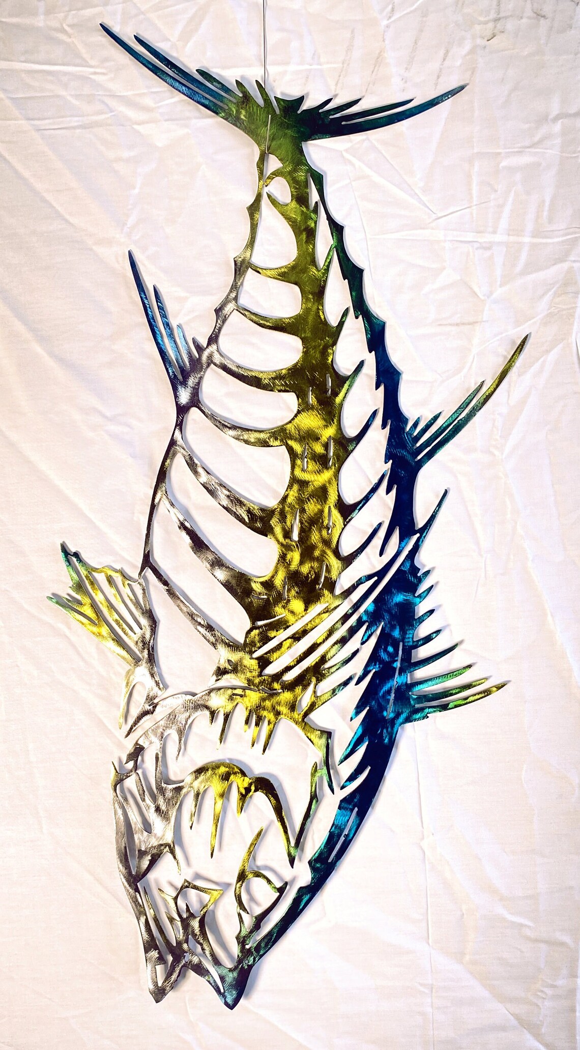 Skeleton Tuna Custom Metal Sign - Etsy