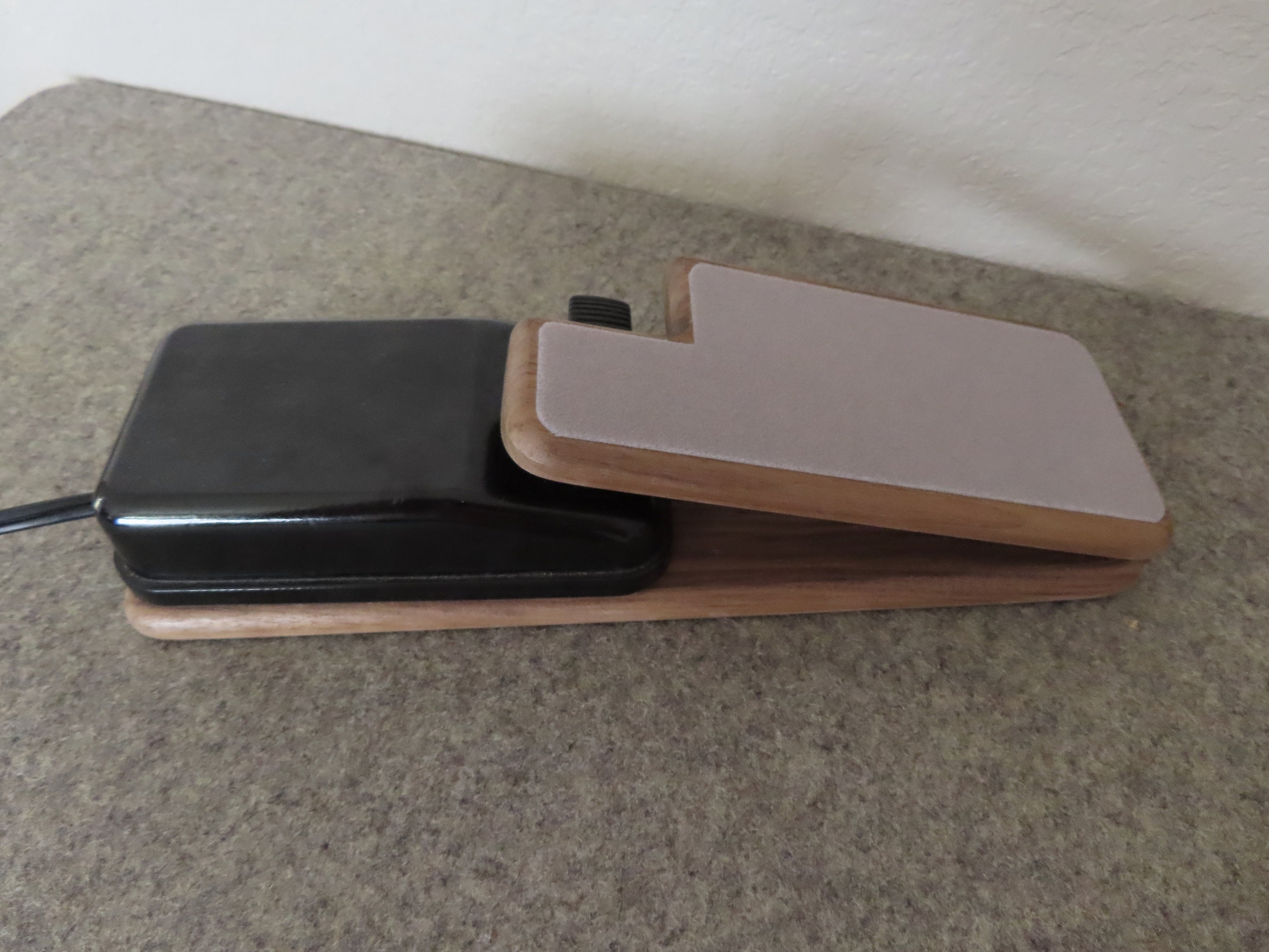 Featherweight Foot Pedal Extender - Solid Hardwood & Brass Hardware - Etsy