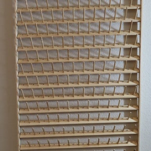 161 Spool Thread Rack - Magnetic/adjustable Shelving - 2" Spacing for ...