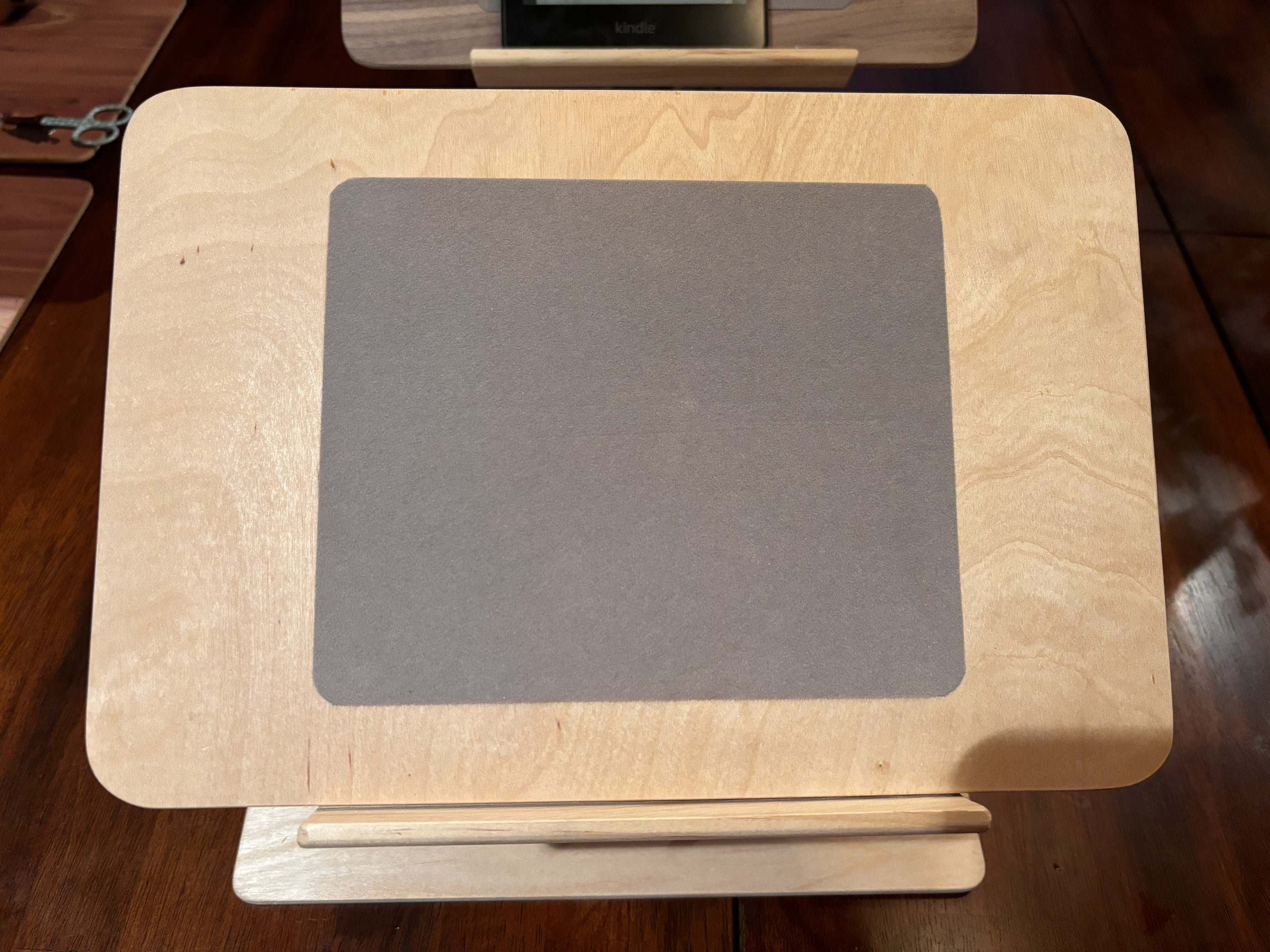 Lap Desk - Adjustable Portable All Position Lap-craft Desk - Mahogany ...