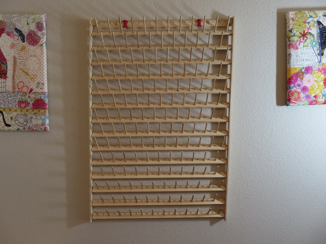 161 Spool Thread Rack - Magnetic/adjustable Shelving - 2" Spacing for ...
