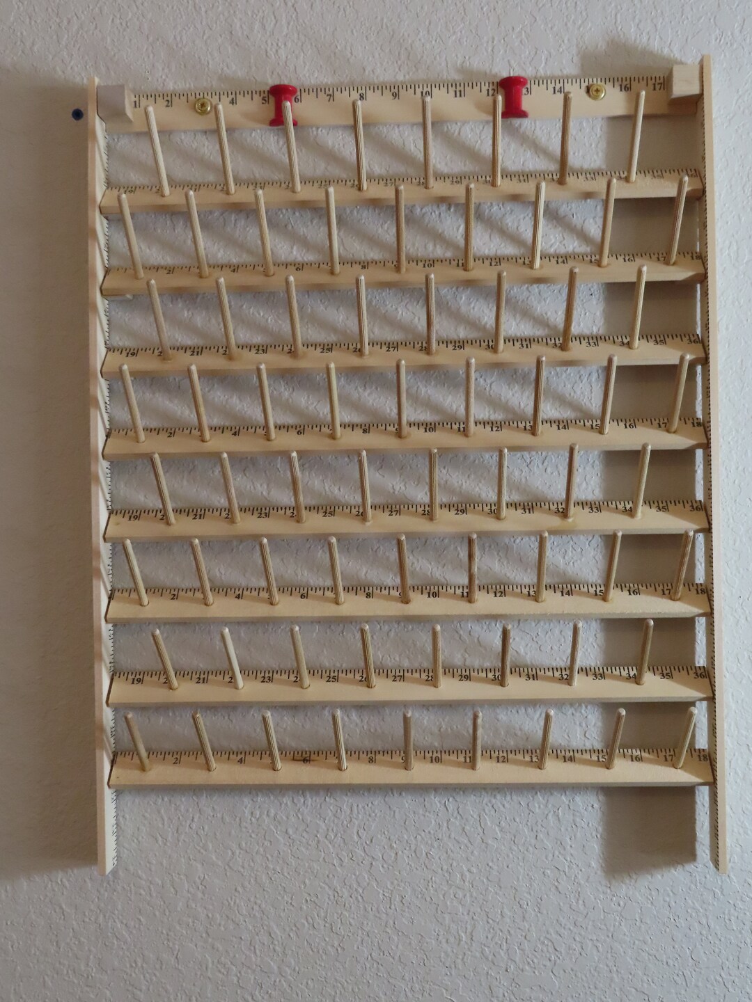 68 Spool Thread Rack - Magnetic/adjustable Shelving - 2" Spacing for ...