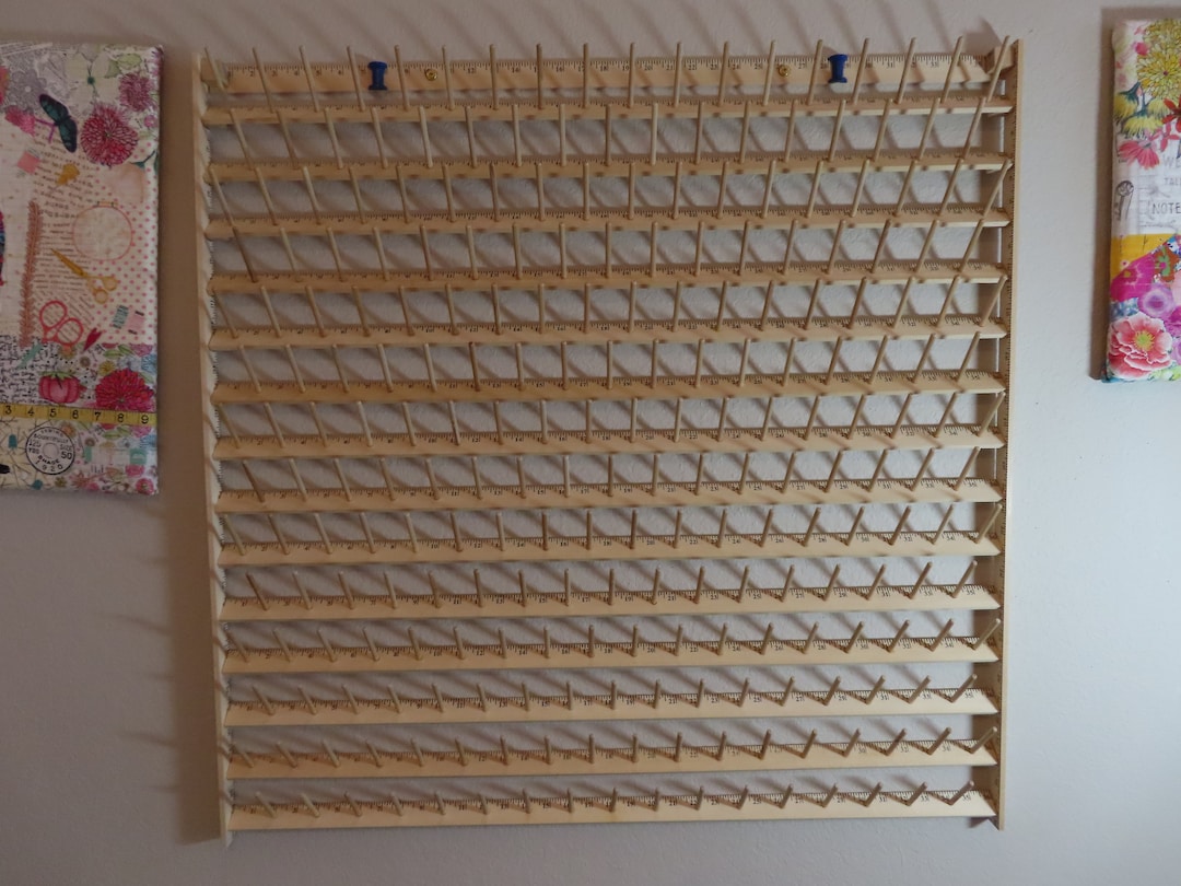 245 Spool Thread Rack - Magnetic/adjustable Shelving - 2" Spacing to ...