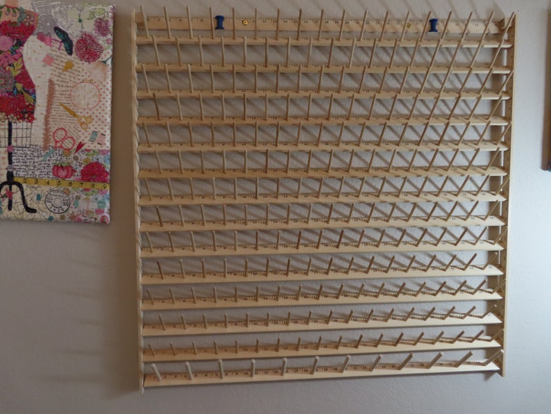 245 Spool Thread Rack - Magnetic/adjustable Shelving - 2" Spacing to ...