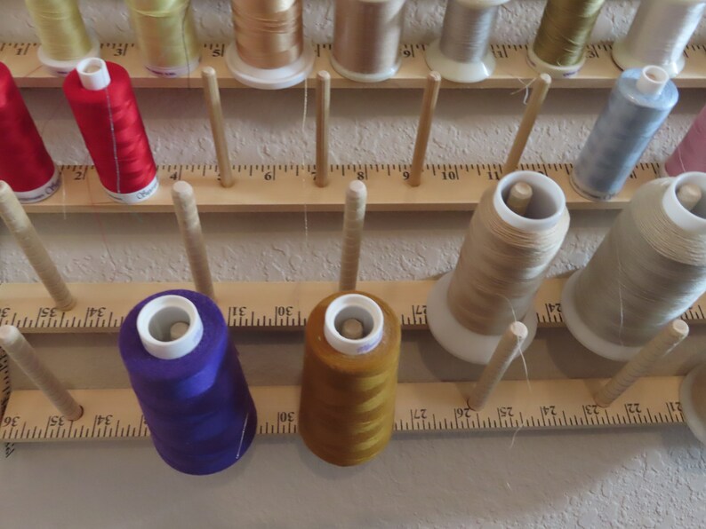 92 Spool Thread Rack - Magnetic/adjustable Shelving - 2" Spacing for ...