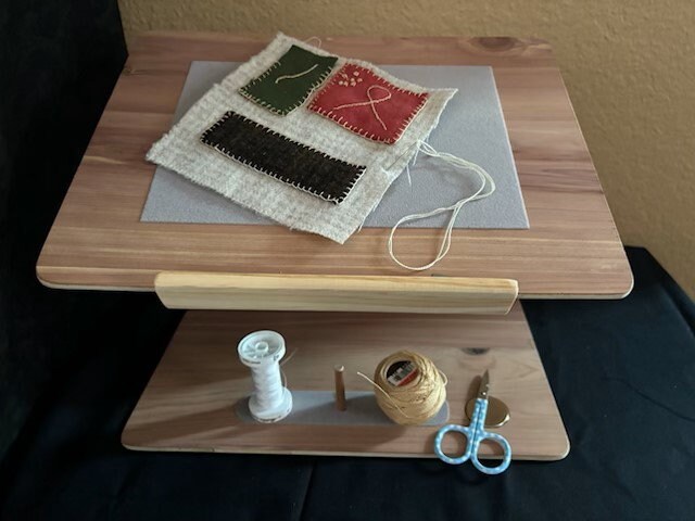 Lap Desk - Adjustable Portable All Position Lap-craft Desk - Mahogany ...