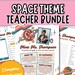 Outer Space Theme Teacher Printable Bundle Meet the Teacher Canva ...
