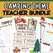 Camping Theme Teacher Printable Bundle Meet the Teacher Canva Template ...