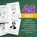 US Presidents Coloring Activity Printable Worksheets Handwriting ...
