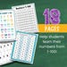 Prek-2nd Grade Number Chart Posters | Creative Projects - Etsy