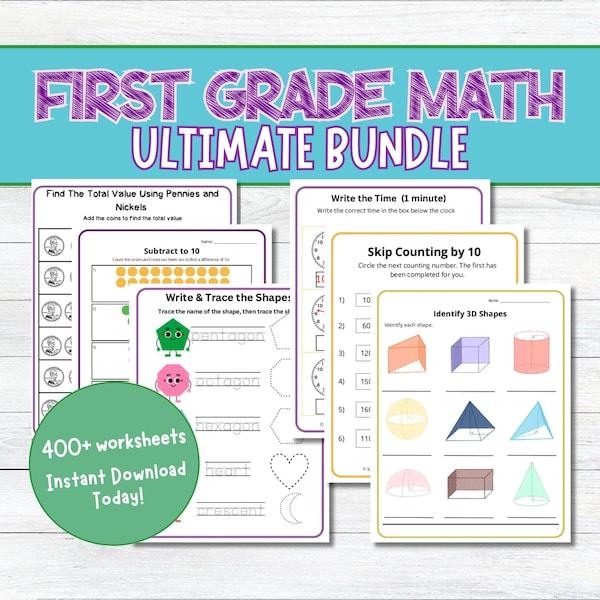 First Grade - Etsy