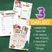 Camping Theme Teacher Printable Bundle Meet the Teacher Canva Template ...