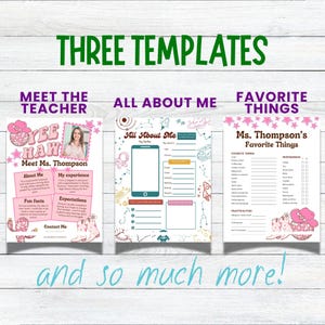 Western Teacher Bundle | Back to School Canva Templates - Etsy