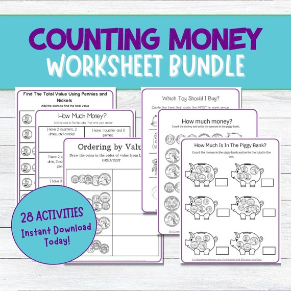2nd Grade Counting Money 2nd Grade Money Worksheets | Education.com