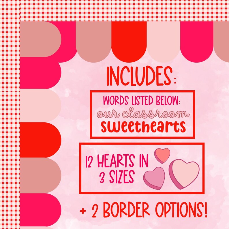 Valentines Day Classroom Bulletin Board Kit for Teachers - February ...