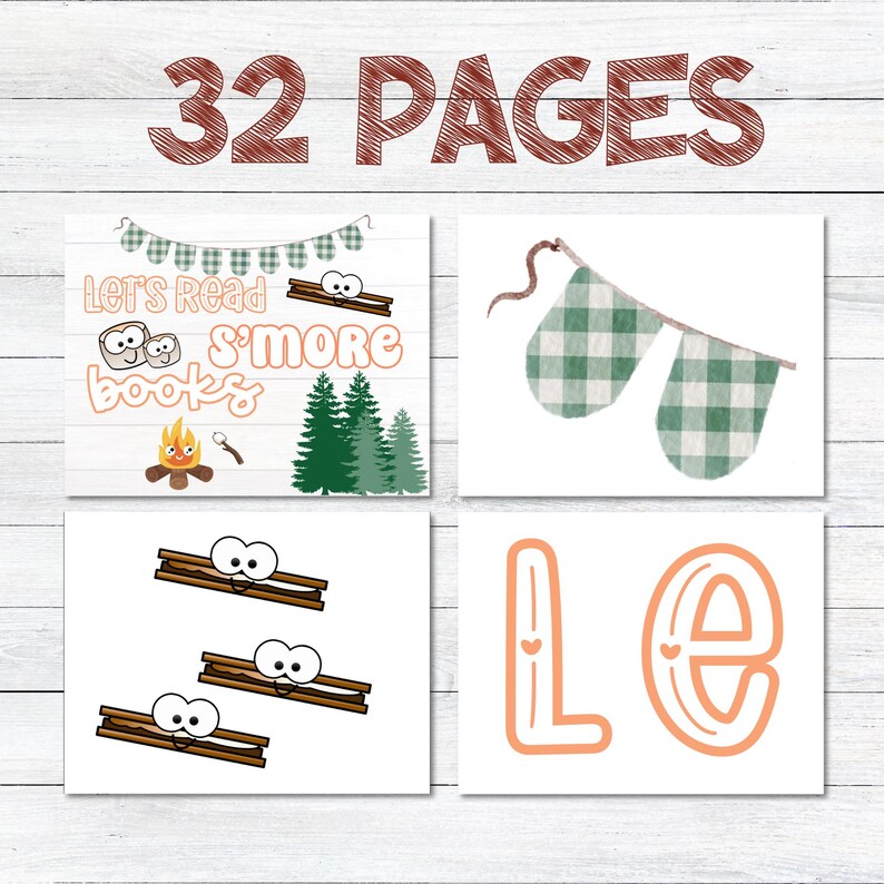Let's Read S'more Books Printable Fall Bulletin Board Kit for Classroom ...