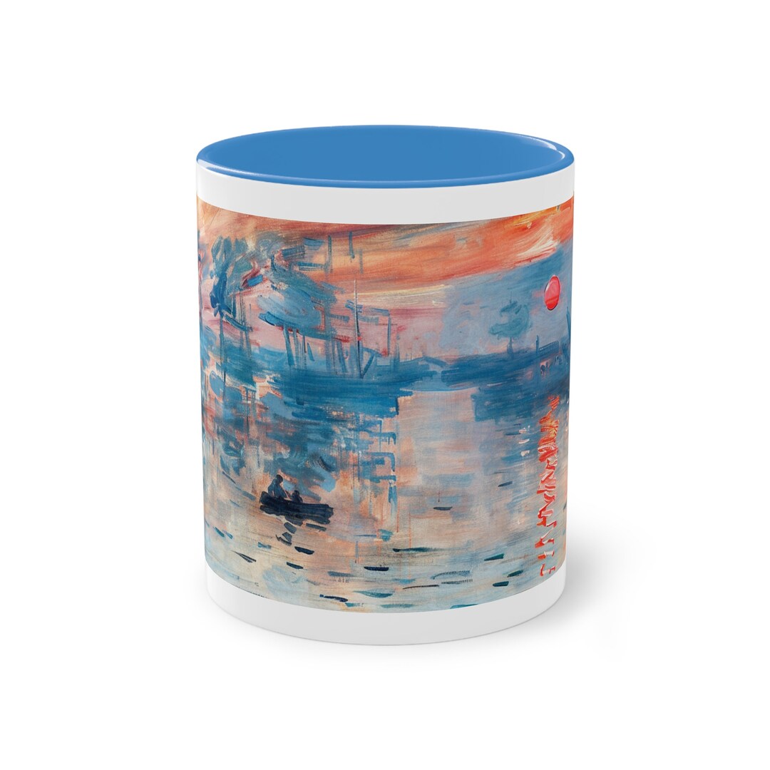 Famous French Painter Monet Dawn of Impressionism Inspired Mug ...