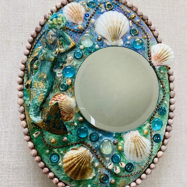 Mermaid Mirror - Etsy