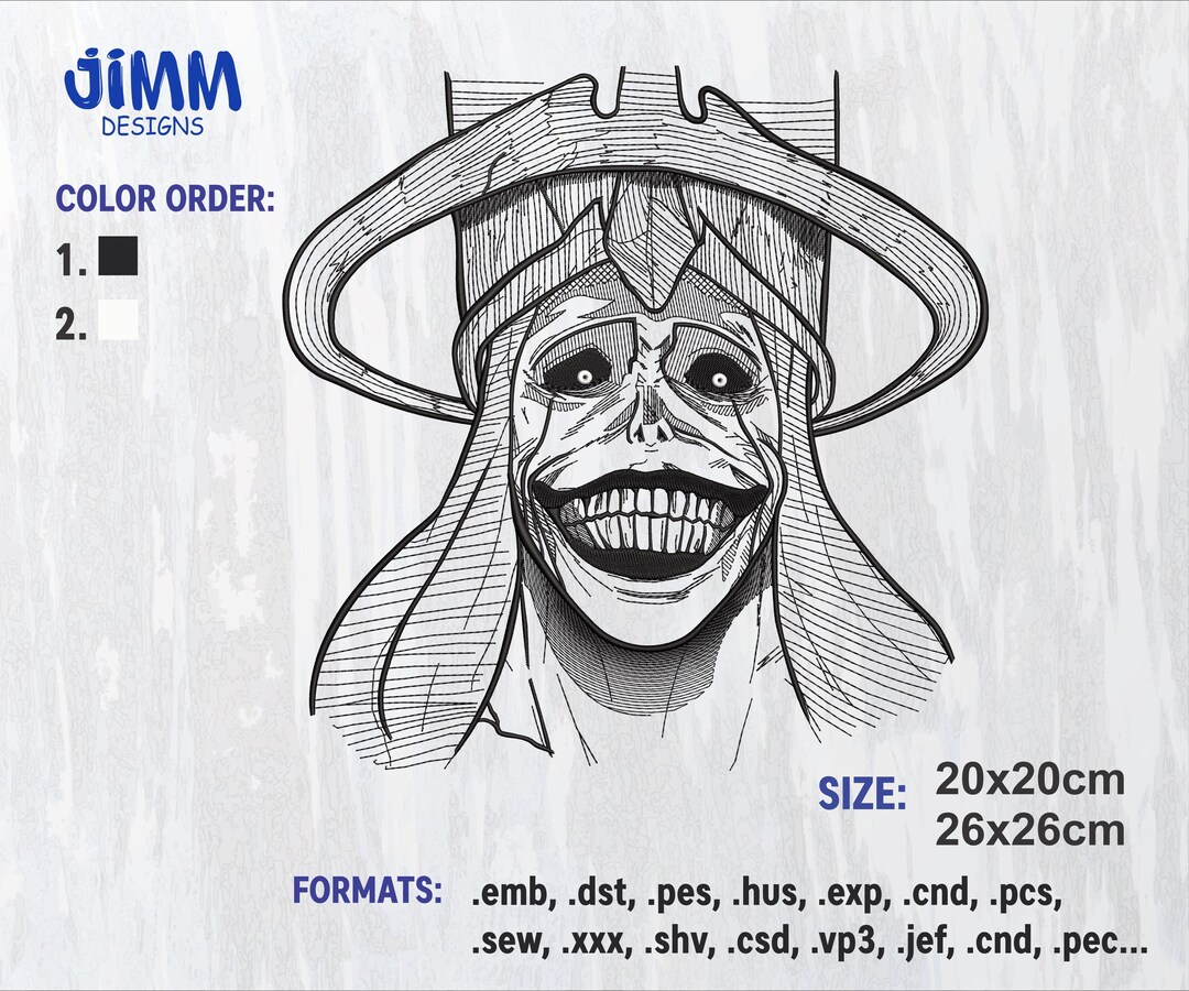 Solo Leveling, Anime Embroidery File EMB and Other Formats. 2 Designs ...