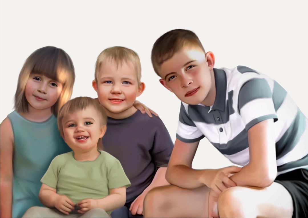 Custom Digital Portraits - Etsy