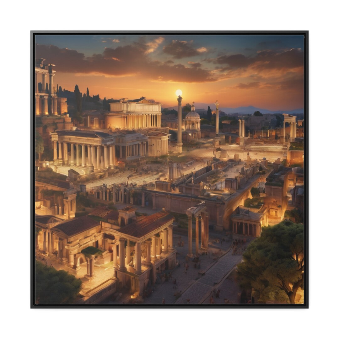 Roman Sunset at Golden Hour - Etsy