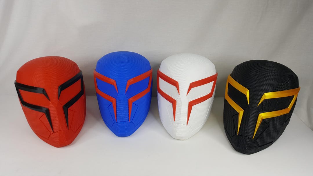 Spider-man 2099 Mask Helmet Cosplay Costume Wearable or Display 3D ...