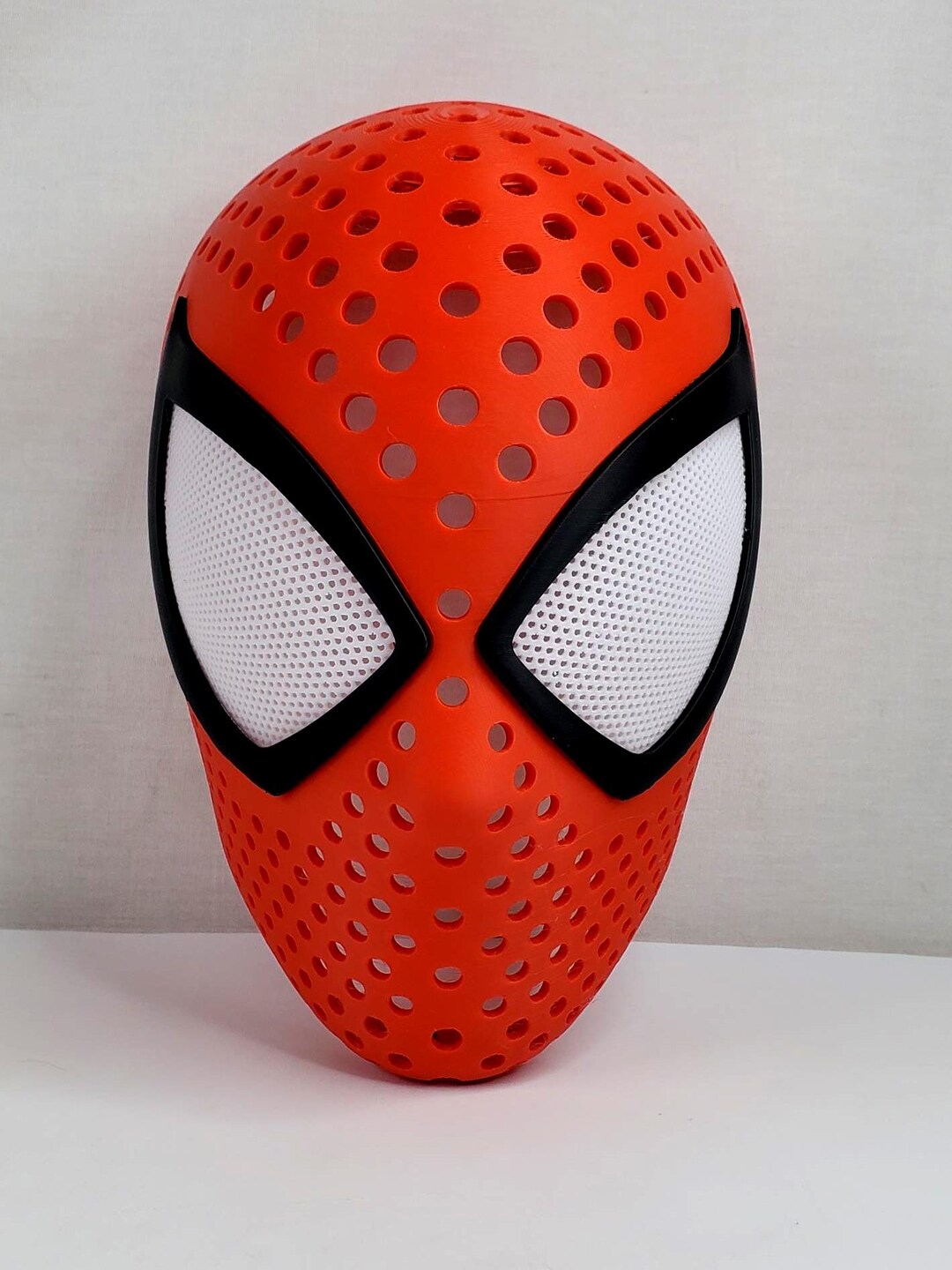 Spider-man Face Shell Mask 3D Printed Cosplay Costume - Etsy