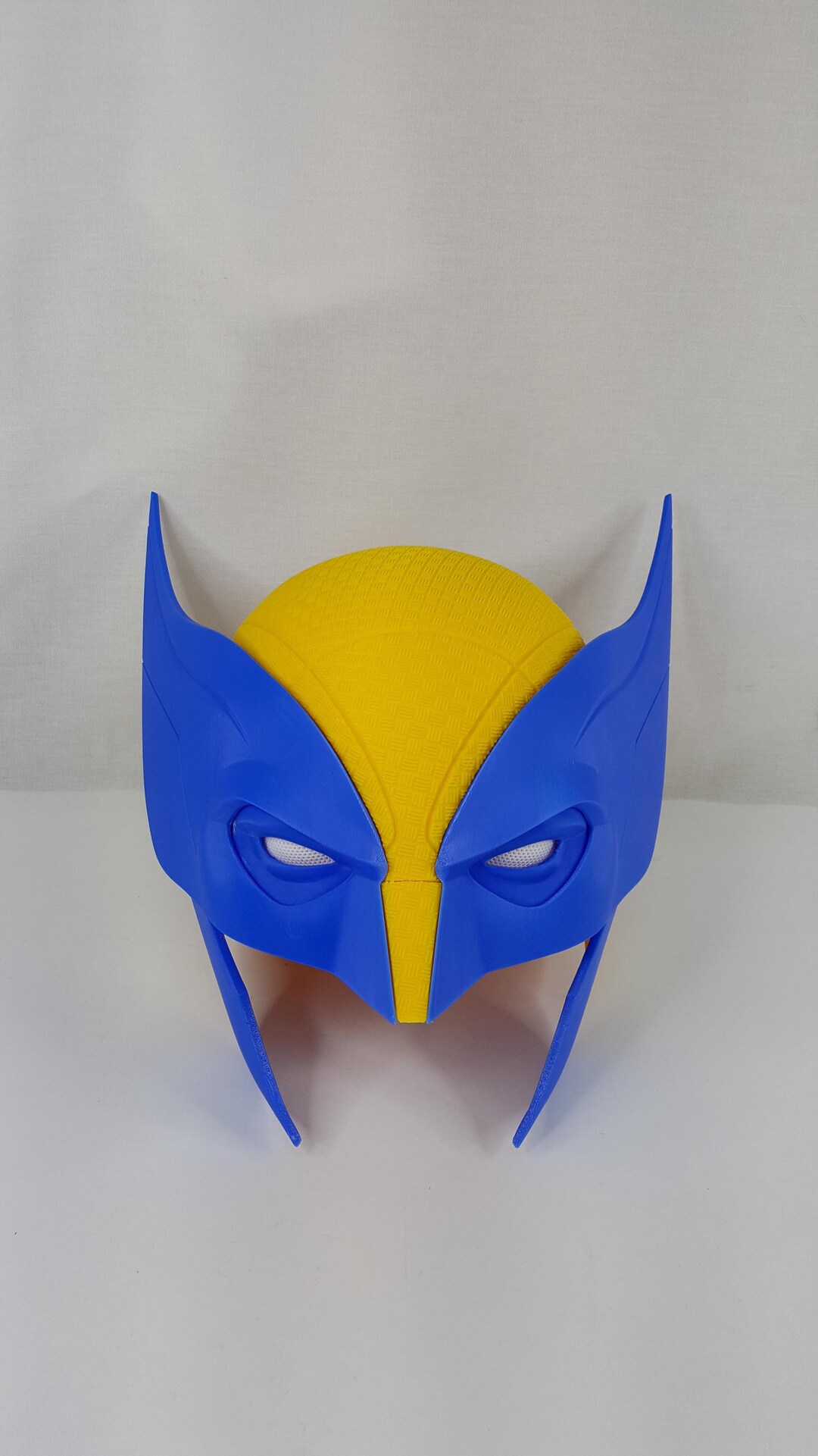 Wolverine Blue Cosplay Mask Helmet Costume Wearable or Display 3D ...