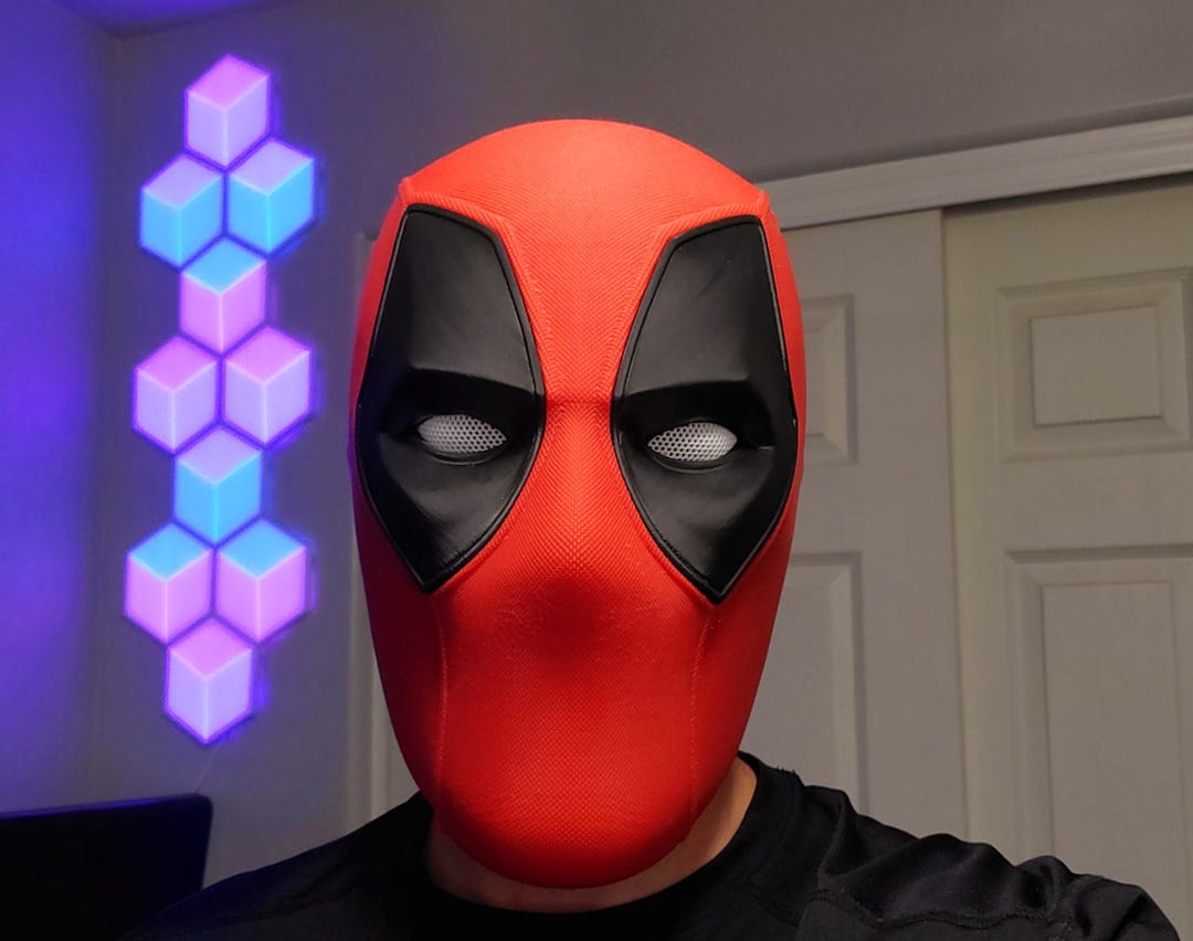Deadpool Mask Helmet Cosplay Costume Wearable or Display 3D Printed - Etsy