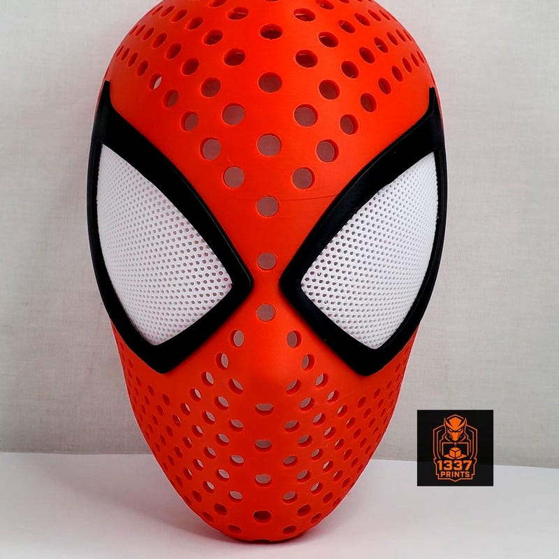 Spiderman Face Shell - Etsy