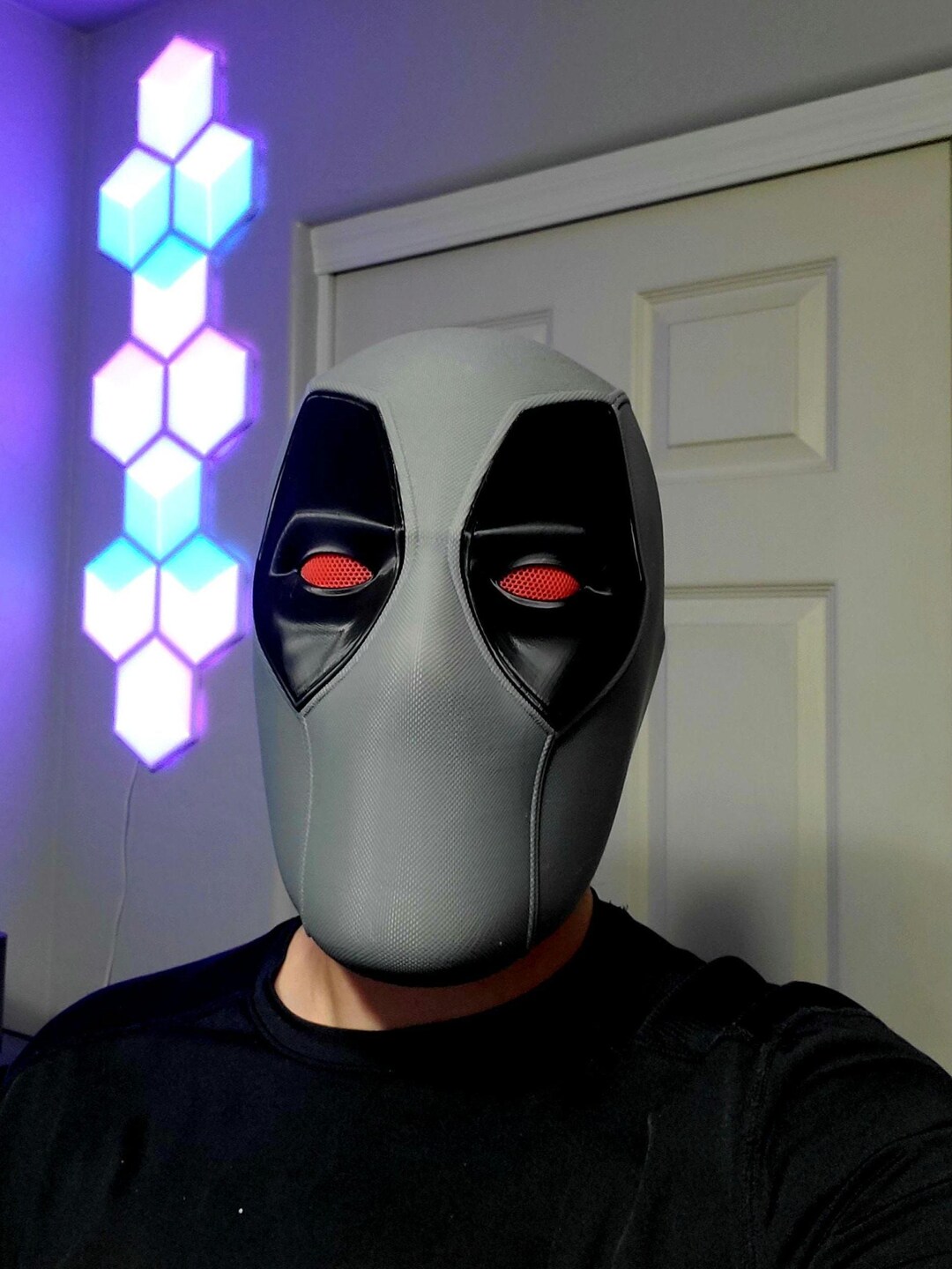 Deadpool X Force Mask Helmet Cosplay Costume Wearable or Display 3D ...