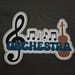 Orchestra Music Musical Notes Violin School Scrapbook Title ...